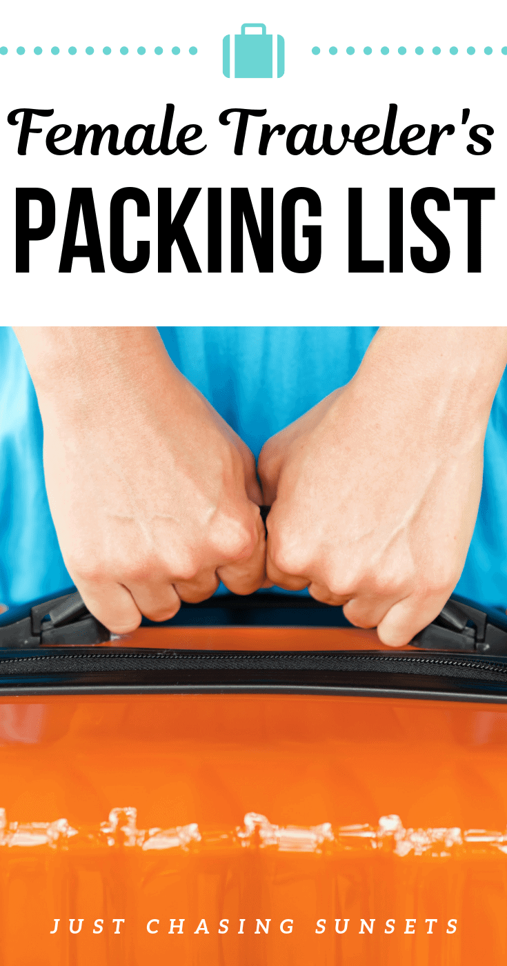 Fearless Female Travel Packing List - Just Chasing Sunsets