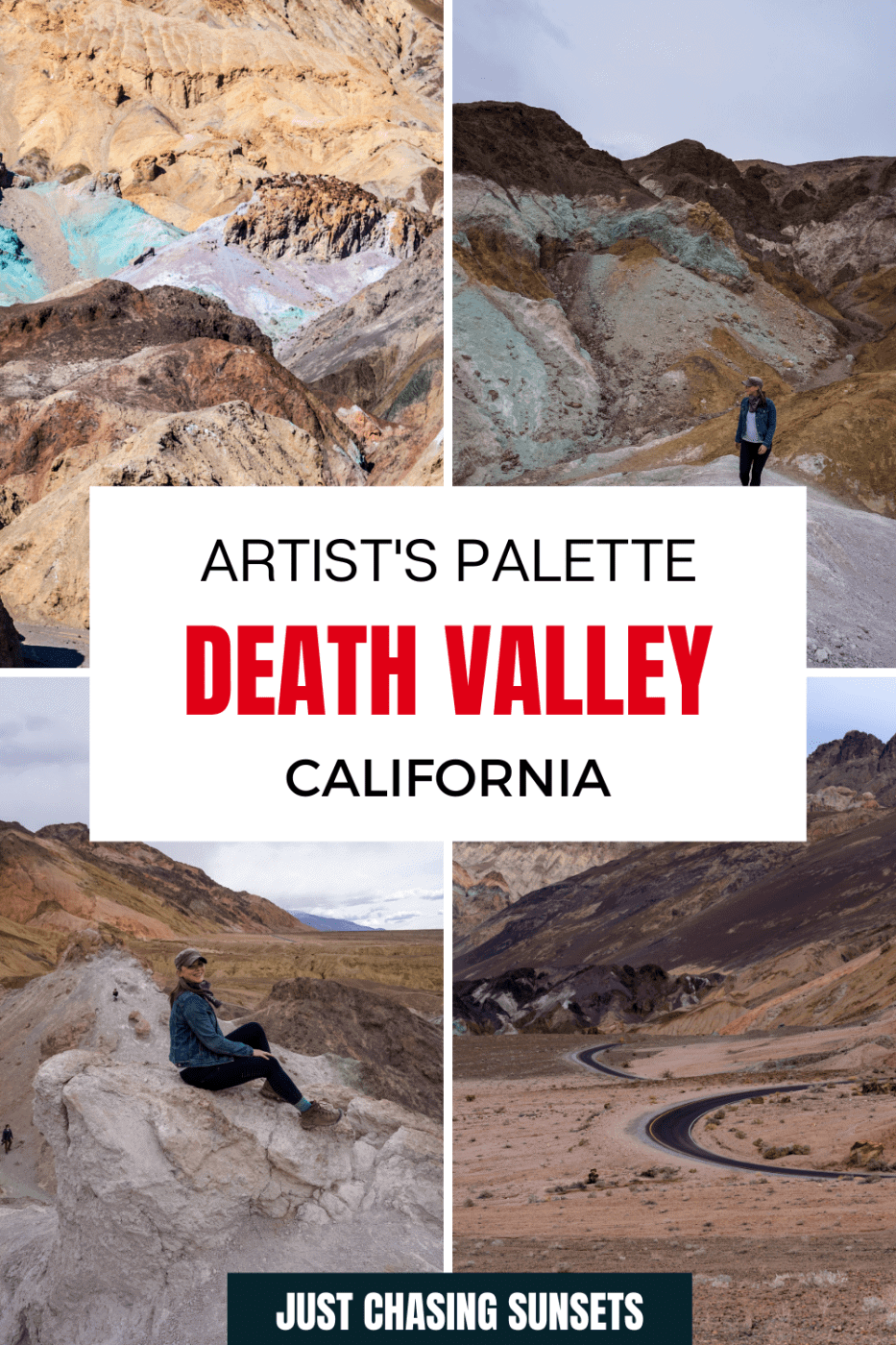 Artist's Drive to Artist's Palette in Death Valley National Park - Just ...